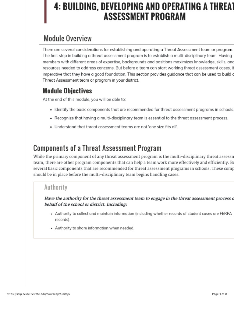 Building School Threat Assessment Teams | PDF | Violence | Bullying