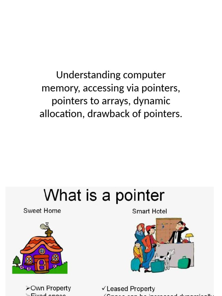 LectureSlides 6 Pointers | PDF | Pointer (Computer Programming) | Integer (Computer Science)