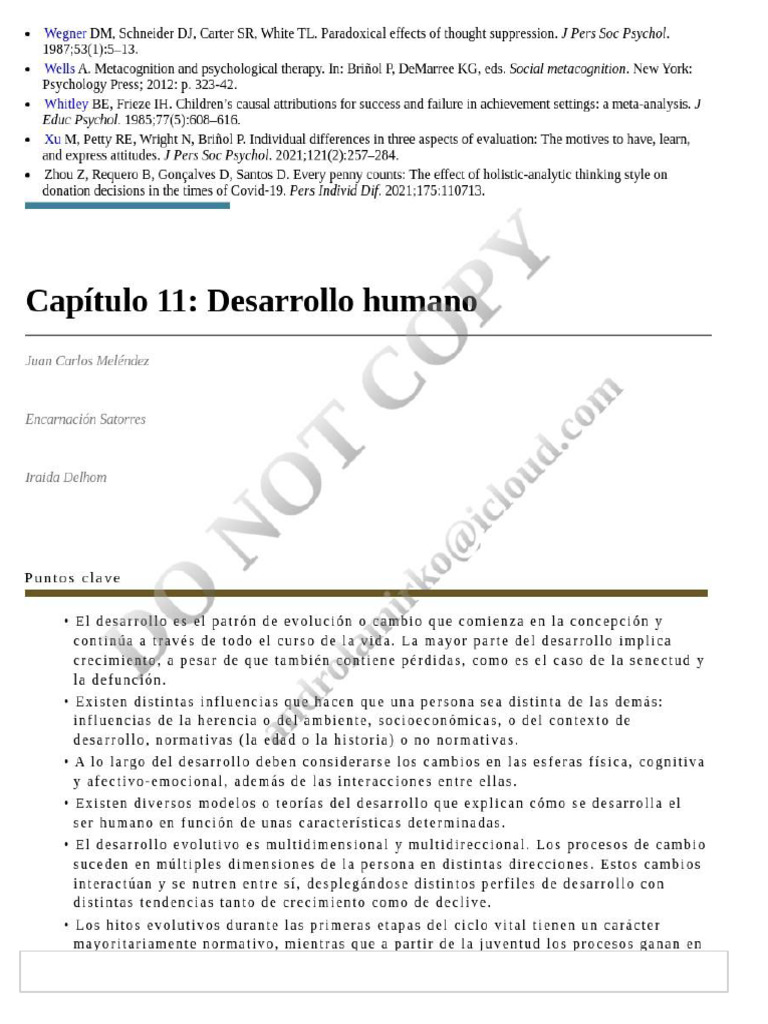 Desarrollo Humano Cap 11 Pdf