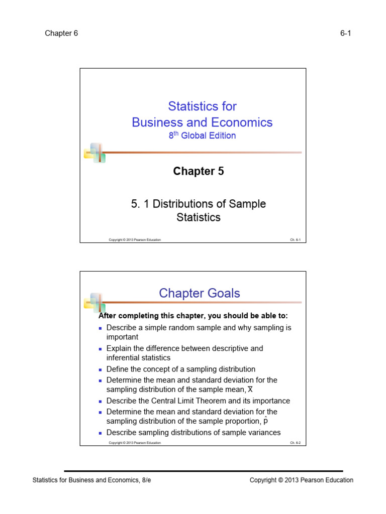 Chapter 5 - Sample Distribution and Interval Estimation | PDF | Standard Deviation | Normal ...
