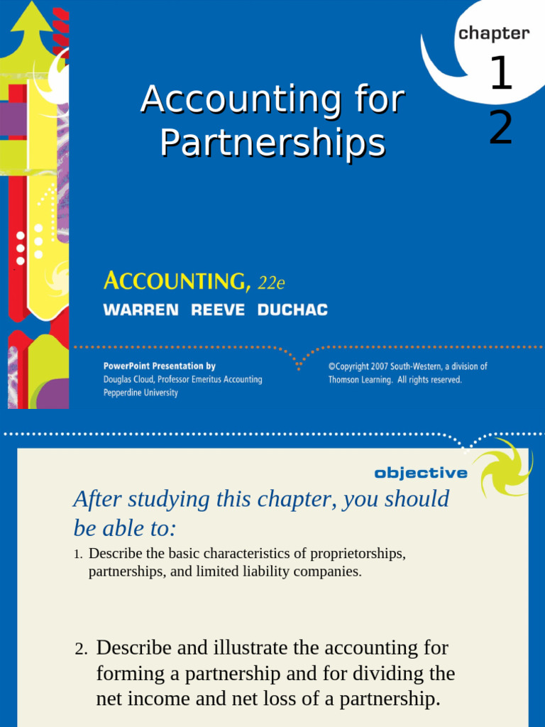 War22e Ch12 | PDF | Partnership | Equity (Finance)