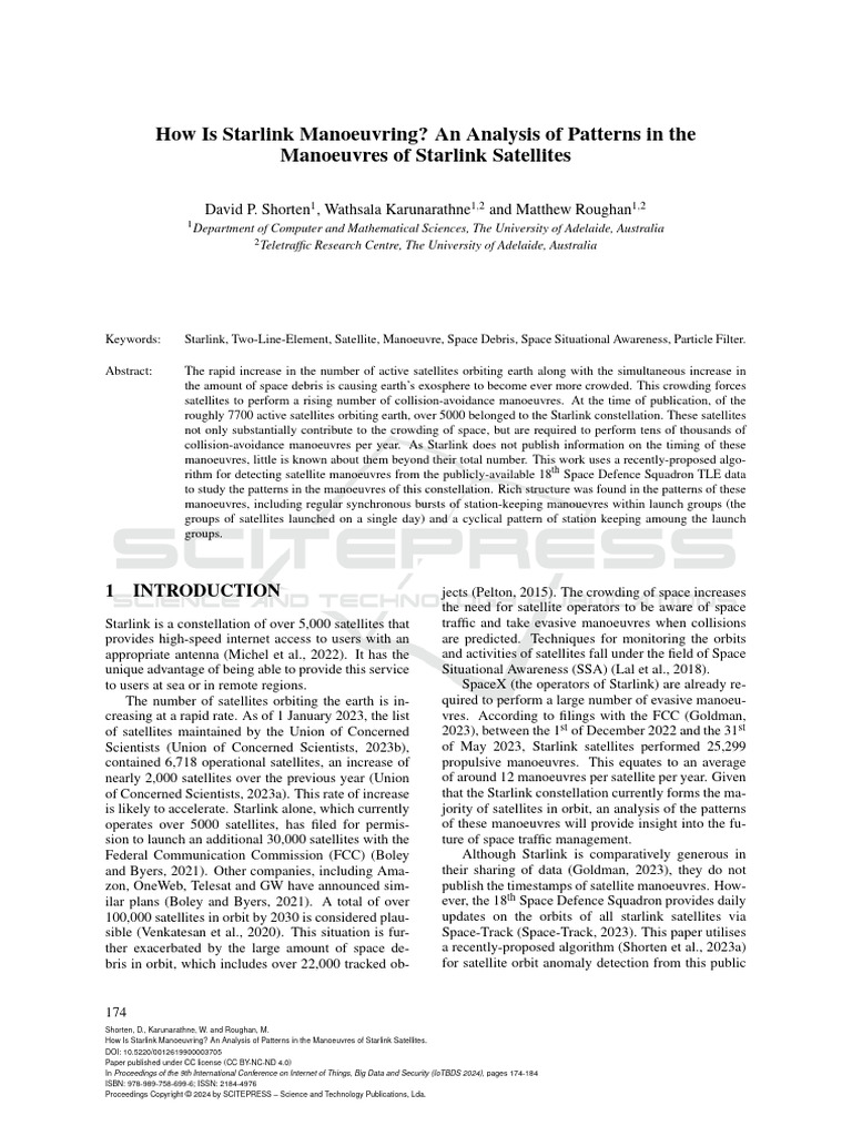 How Is Starlink Manoeuvring? An Analysis of Patterns in The Manoeuvres ...