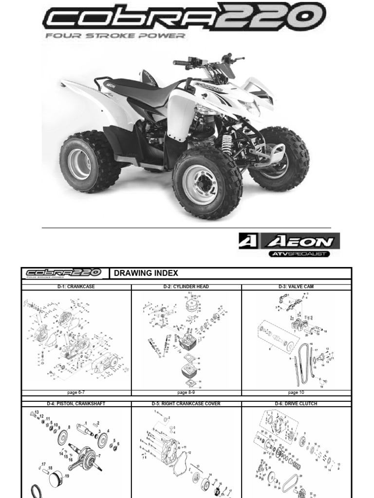 Aeon Cobra 220 My06 WBC Slovenia | PDF | Axle | Engines
