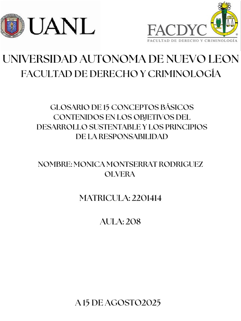 Mmro Ev1 RSDS Facdyc PDF | PDF | Sustentabilidad | Desarrollo sostenible