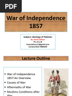 1857 War of Independence Study Notes | PDF