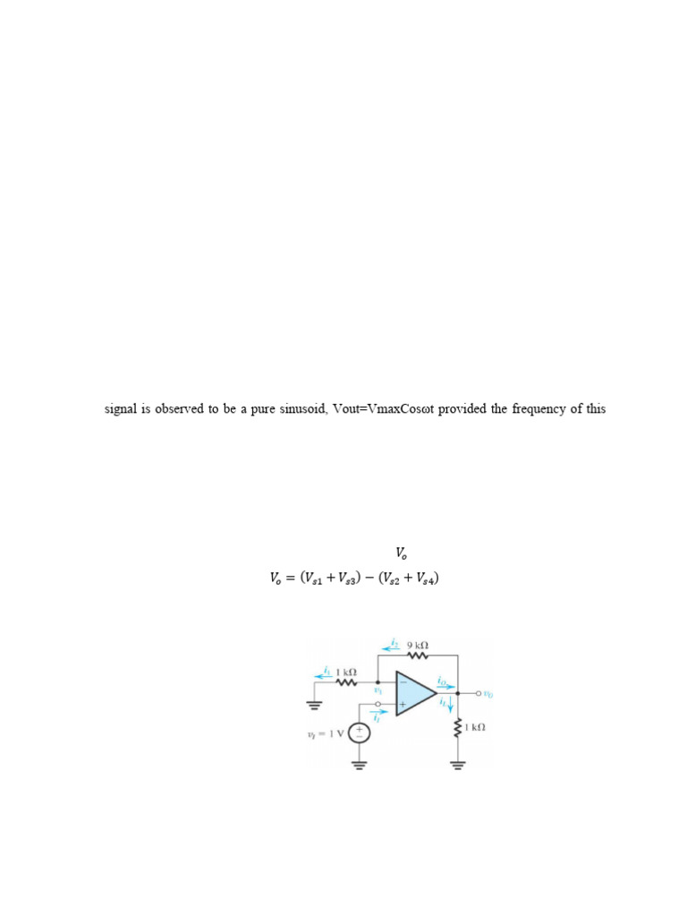 Tutorial Assignments 03 OPAMP | PDF