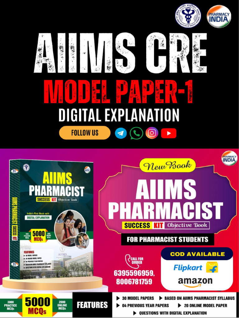 Pharmacy Model Paper 1 Solutions | PDF | Antipsychotic | Thrombosis