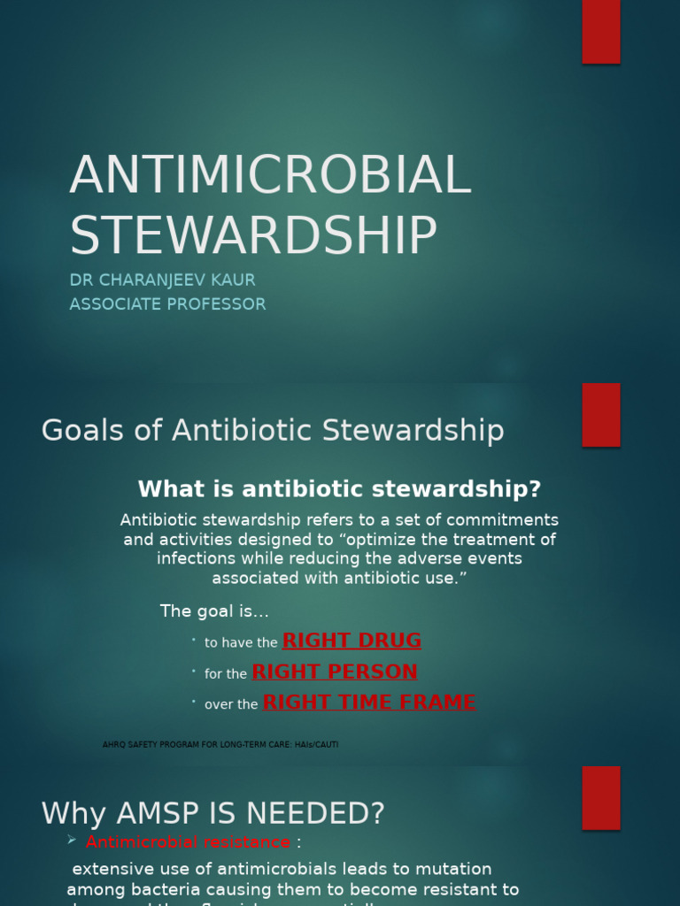 Antimicrobial Stewardship Strategies | PDF | Antimicrobial Resistance ...