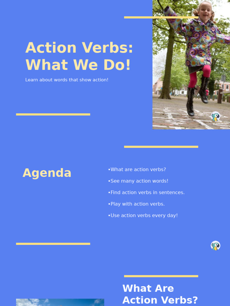 Understanding Action Verbs | PDF