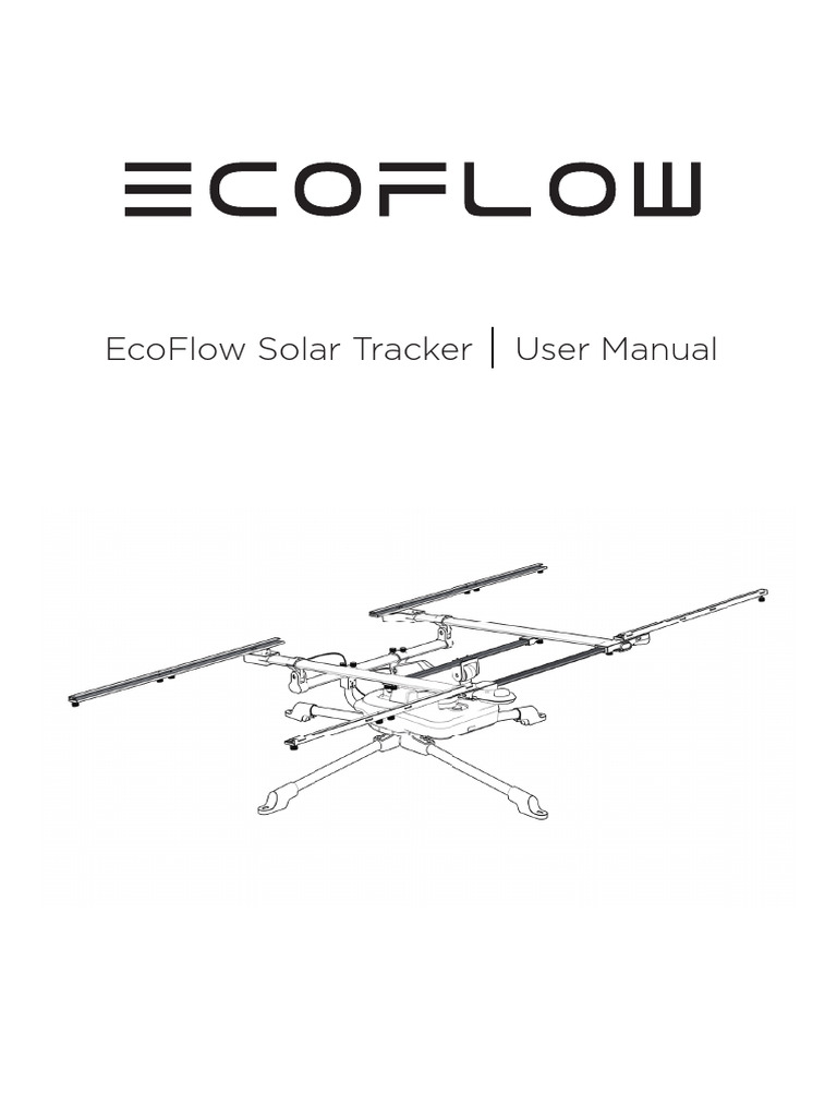 EcoFlow Solar Tracker User Manual | PDF | Solar Panel | Manufactured Goods