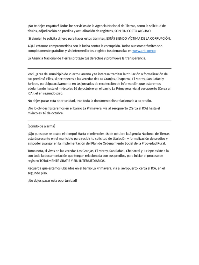 Guiones Para Audios | PDF