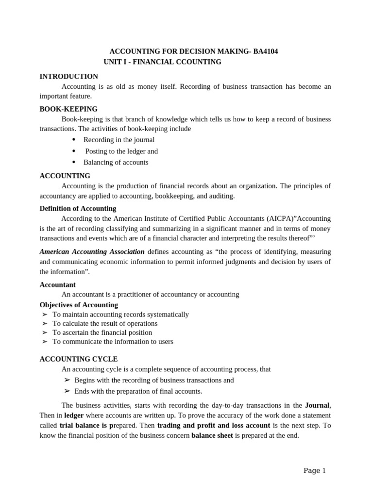 Accounting Principles and Practices Guide | PDF | Financial Accounting ...