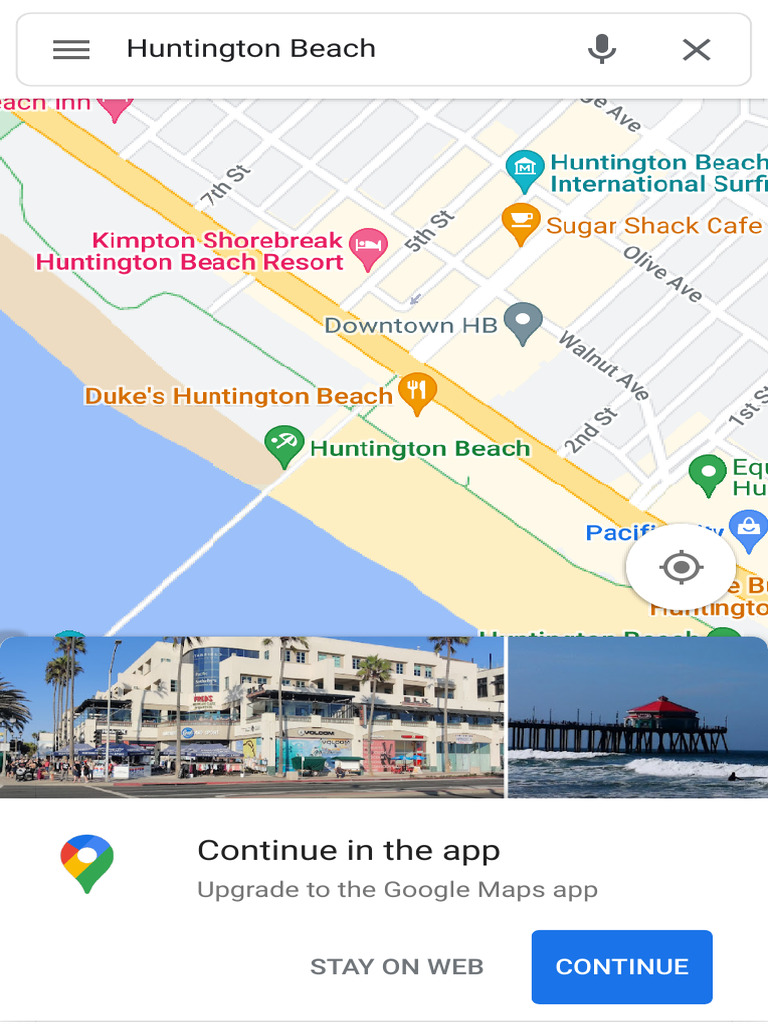 Huntington Beach - Google Maps | PDF