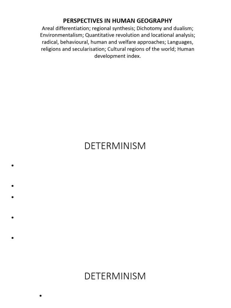 Perspectives in Geography | PDF | Geography | Quantitative Research