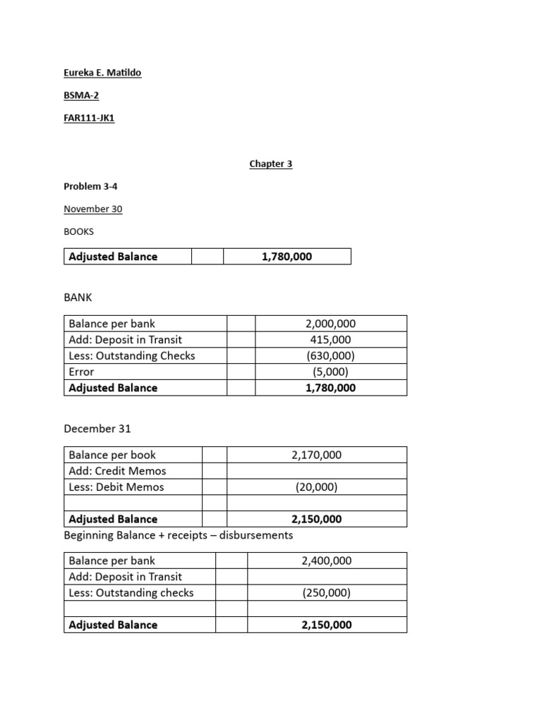 Chapter 3 - Problem Solving | PDF | Banks | Financial Services