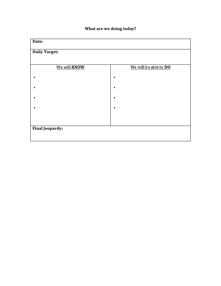 LP Template | PDF | Games & Activities
