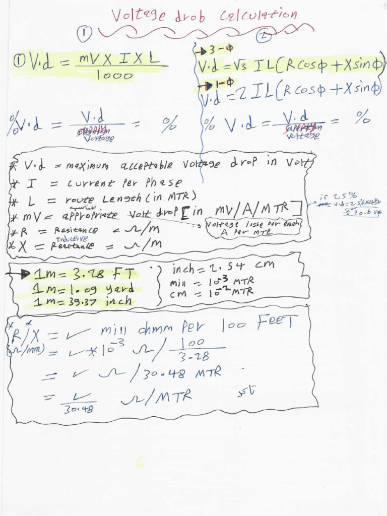 V.D Calculation | PDF