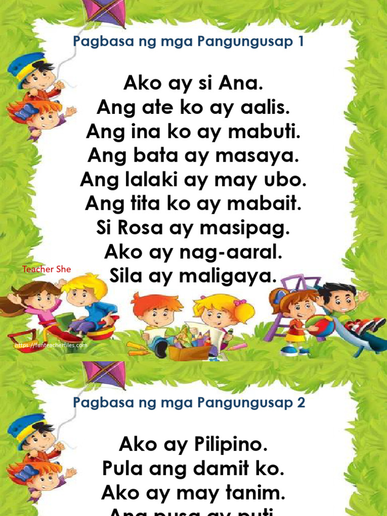 Pagbasa NG Pangungusap | PDF