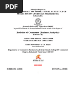 CBSE 12 Commerce Project | PDF