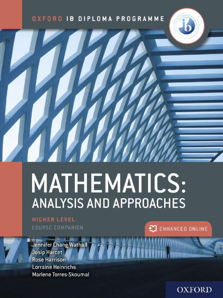 IB Diploma Programme Mathematics Analysis and Approaches Higher Level ...