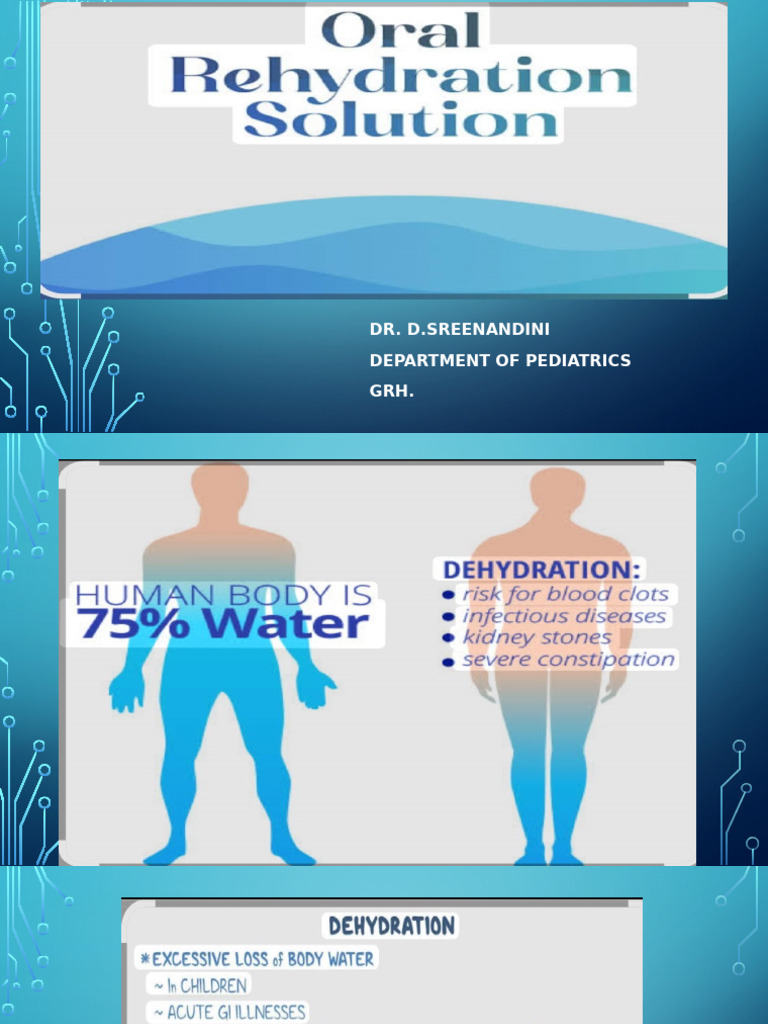 Oral Rehydration Solution.. | PDF