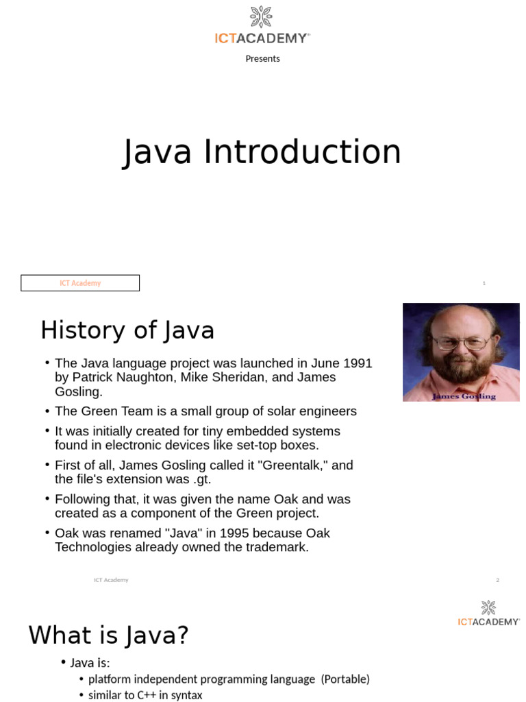 Introduction to Java Programming Basics | PDF | Java (Programming ...