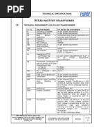 Technical Specification - IDT | PDF | Transformer | Power Inverter