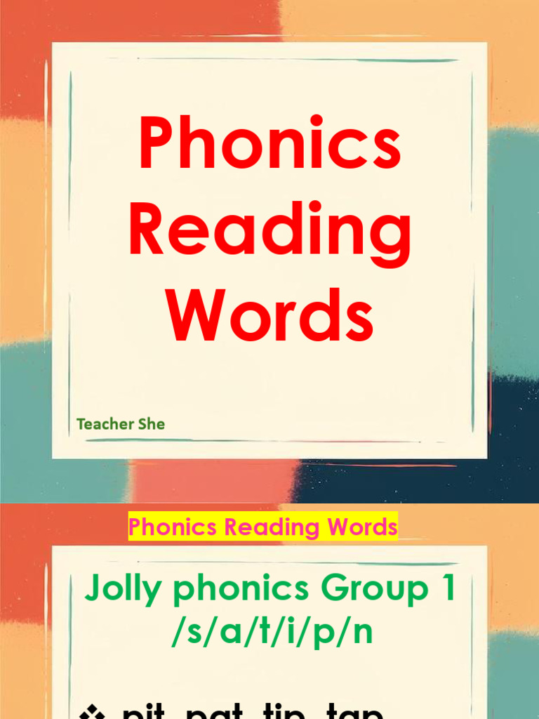 Phonics Reading Words New | PDF