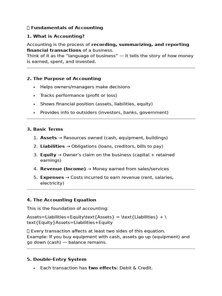 Accounting Basics Explained Simply | PDF | Debits And Credits | Accounting