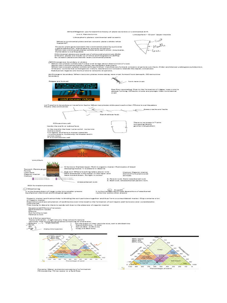 COntinental Drift and Plate Tectonics | PDF | Plate Tectonics | Soil