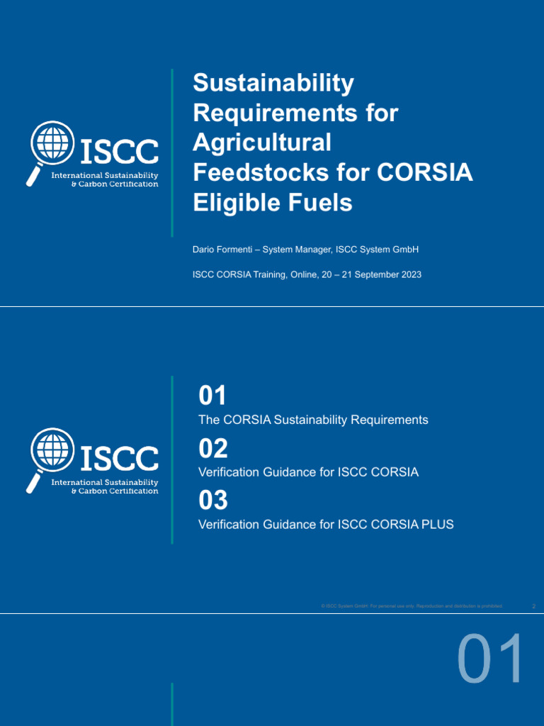 1.4 - Sustainability Requirements For Agricultural Feedstocks For ...