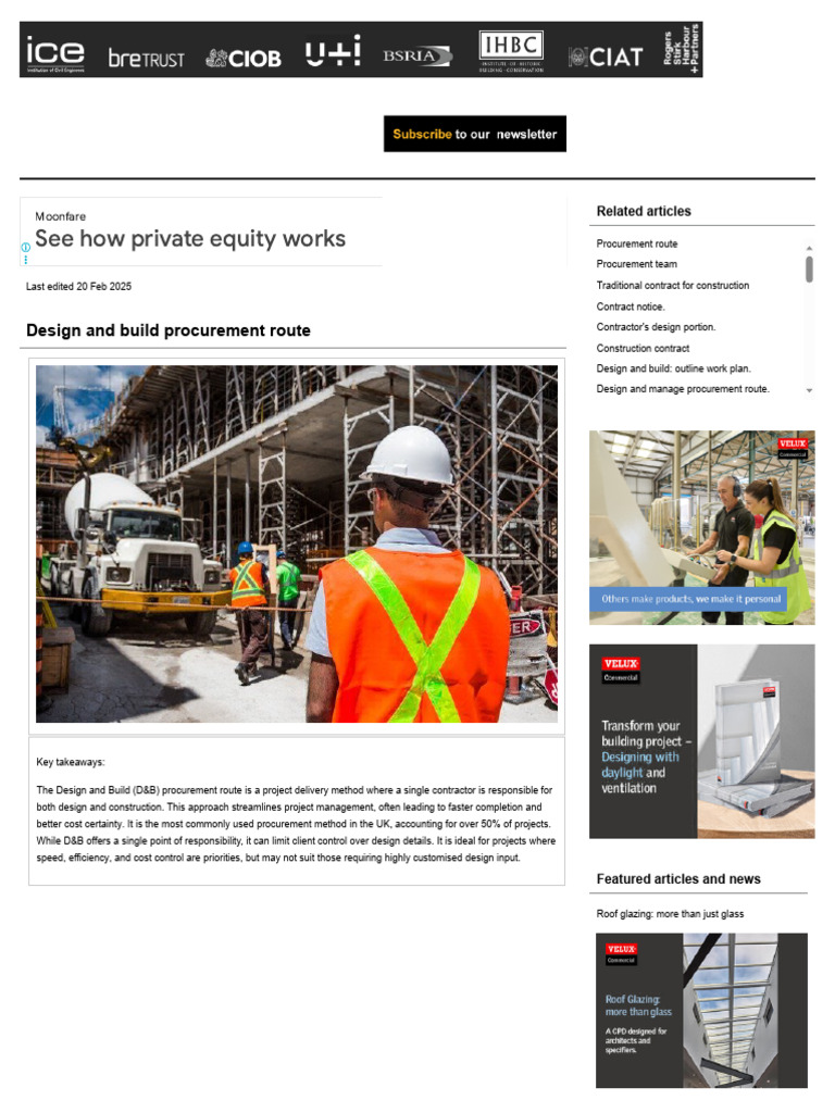 Design and Build Procurement Overview | PDF | Business