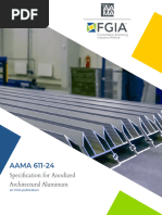611 24 - Anodized Architectural Aluminum | PDF | Materials