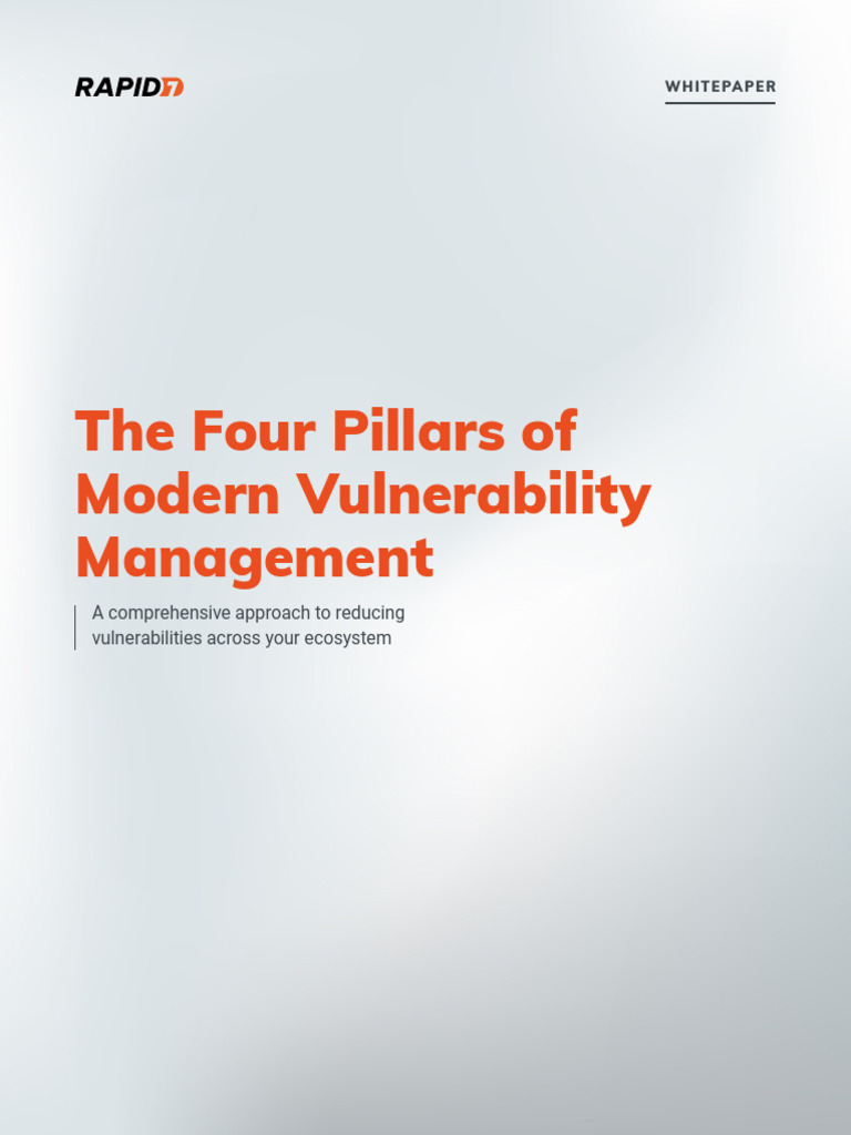Rapid7 Whitepaper Modern Vuln Management | PDF | Security | Computer Security