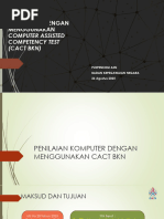 Petunjuk Pengerjaan Tes Pro Asn 2025 | PDF