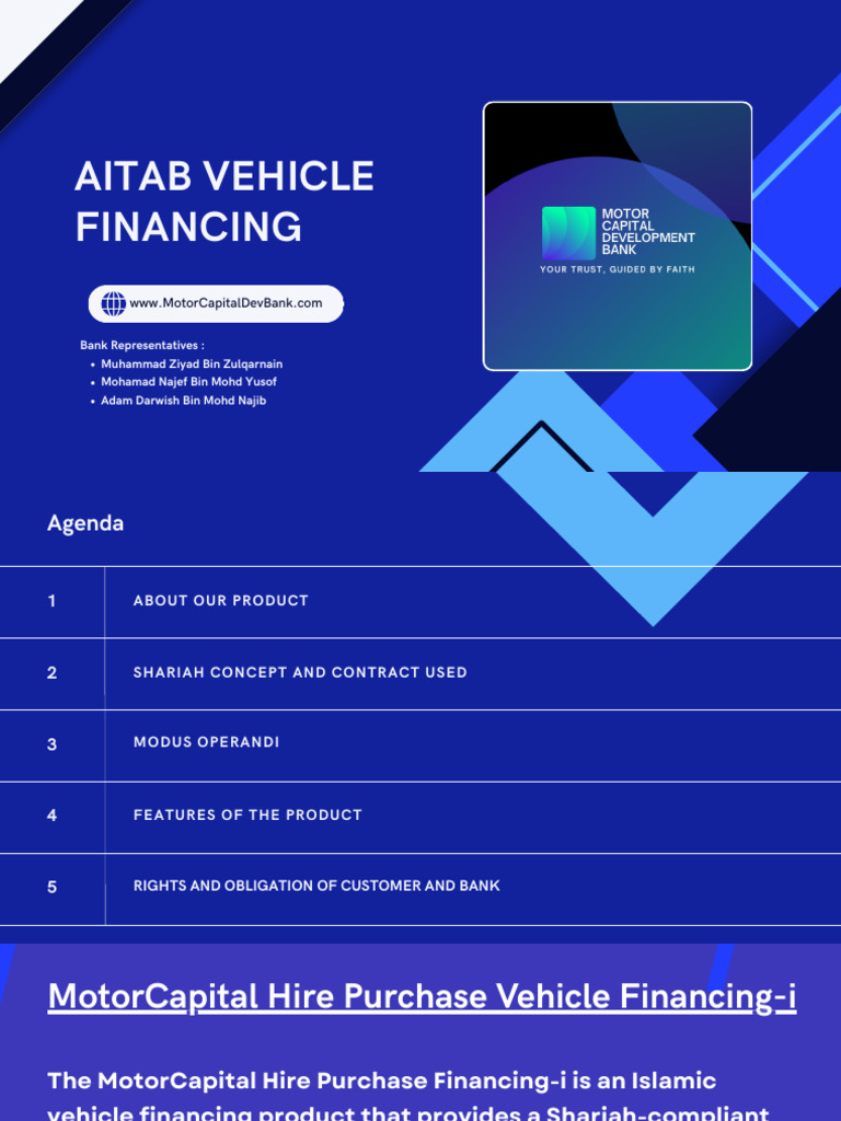 Islamic Vehicle Financing Options | PDF | Financial Services | Consent