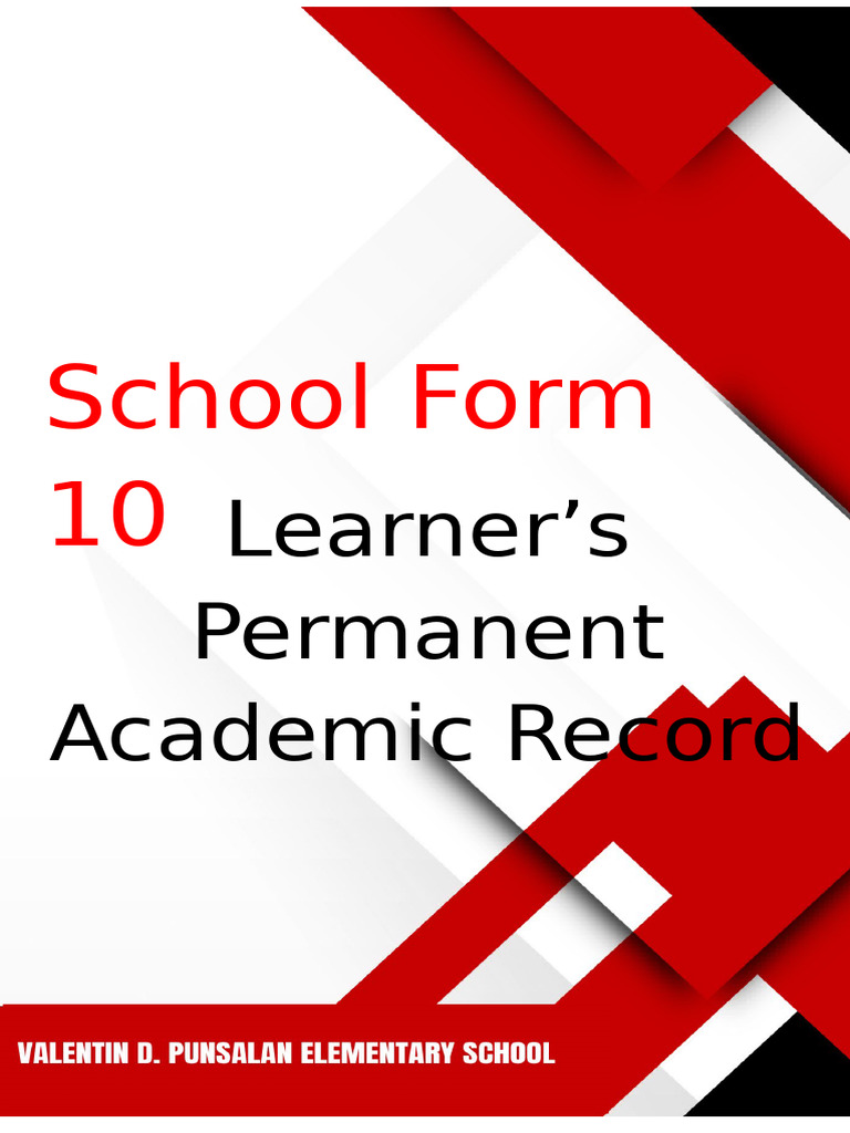 Comprehensive School Forms Overview | PDF