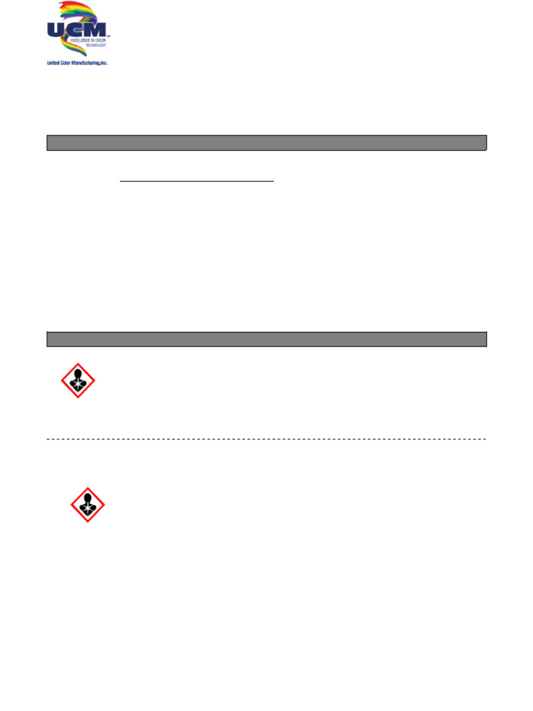 Unisol® Liquid Brown 2HF Safety Data | PDF | Workplace | Working Conditions