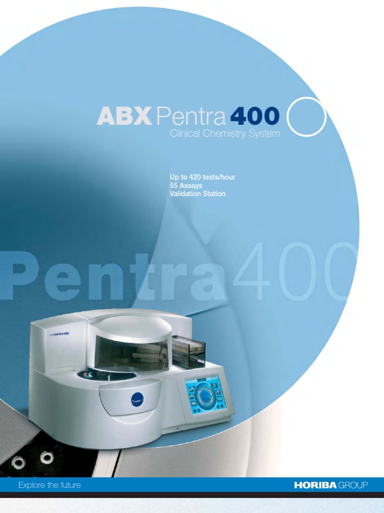 ABX Pentra: Clinical Chemistry System | PDF | Compact Cassette | Assay