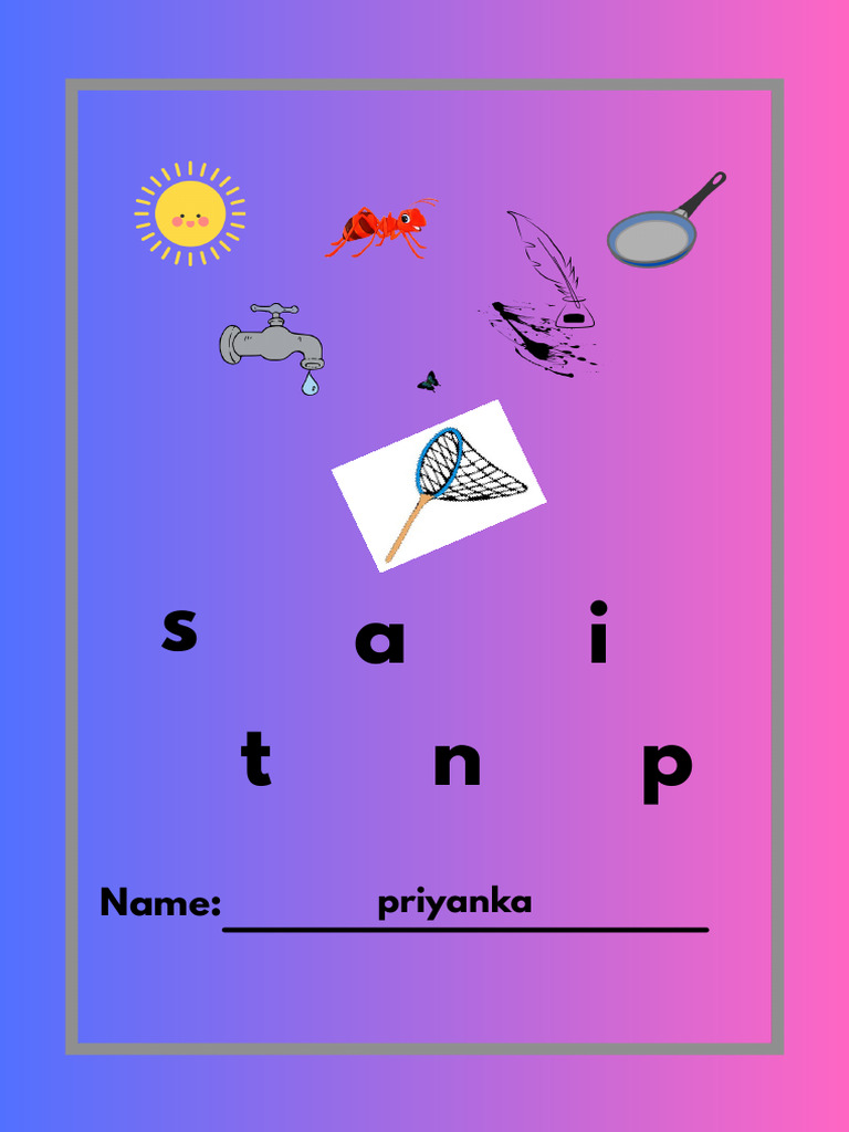 Phonics Tracing Worksheet Priyanka | PDF