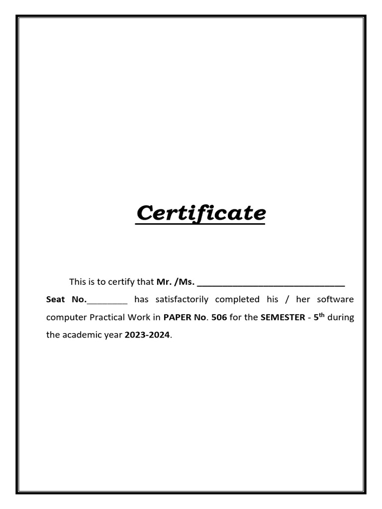 File Certificate | PDF
