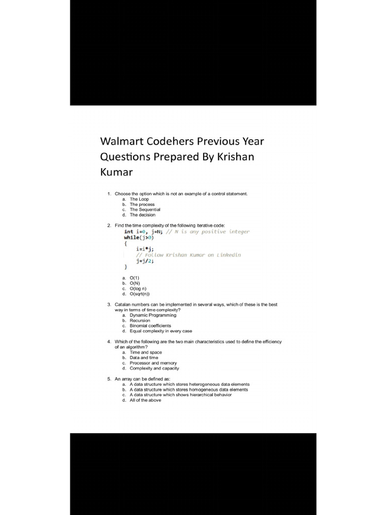 Walmart Codehers | PDF