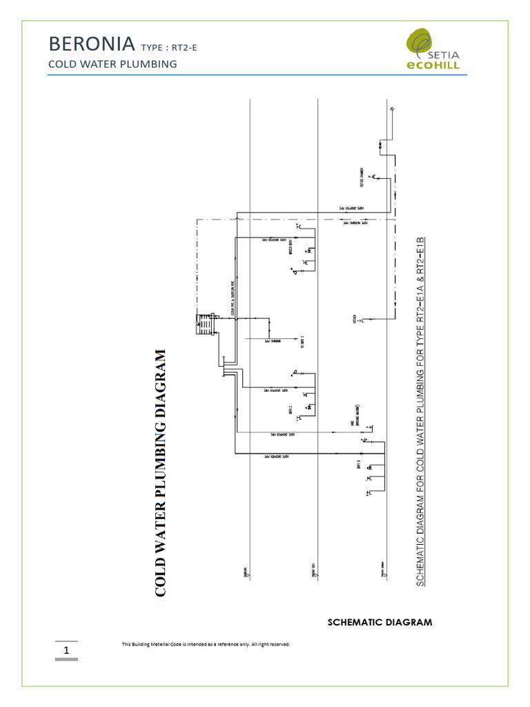 Beronia RT2-E Cold Water Diagram | PDF
