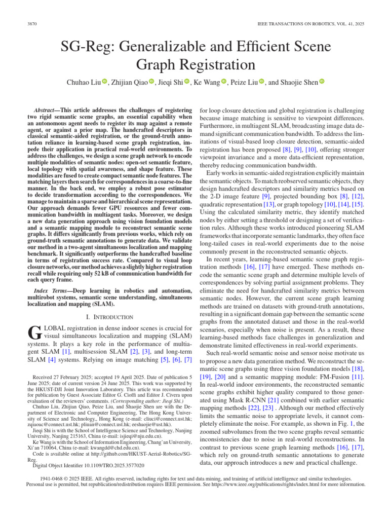 SG-Reg Generalizable and Efficient Scene Graph Registration | PDF