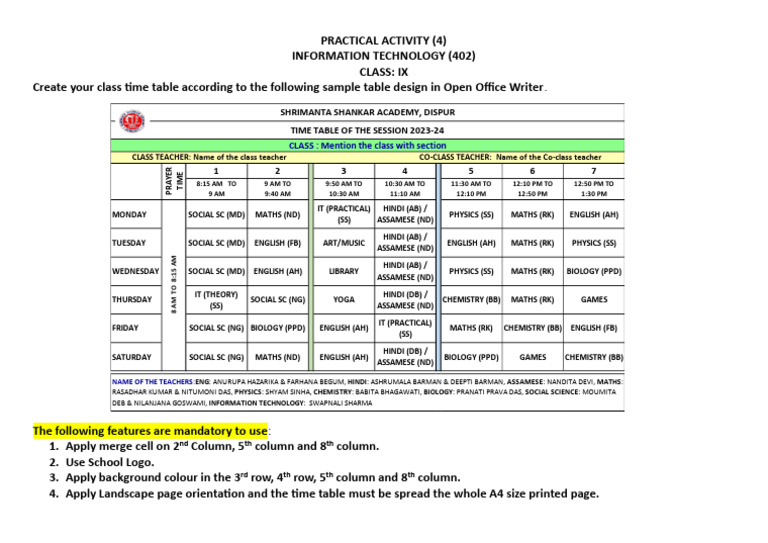 Practical Activity No 4 | PDF
