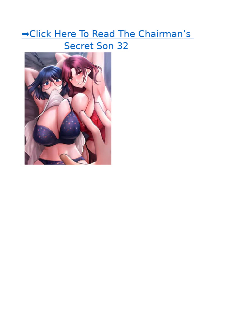 The Chairman's Secret Son 32 Chapter Manhwa Raw (Read Now) in English | PDF