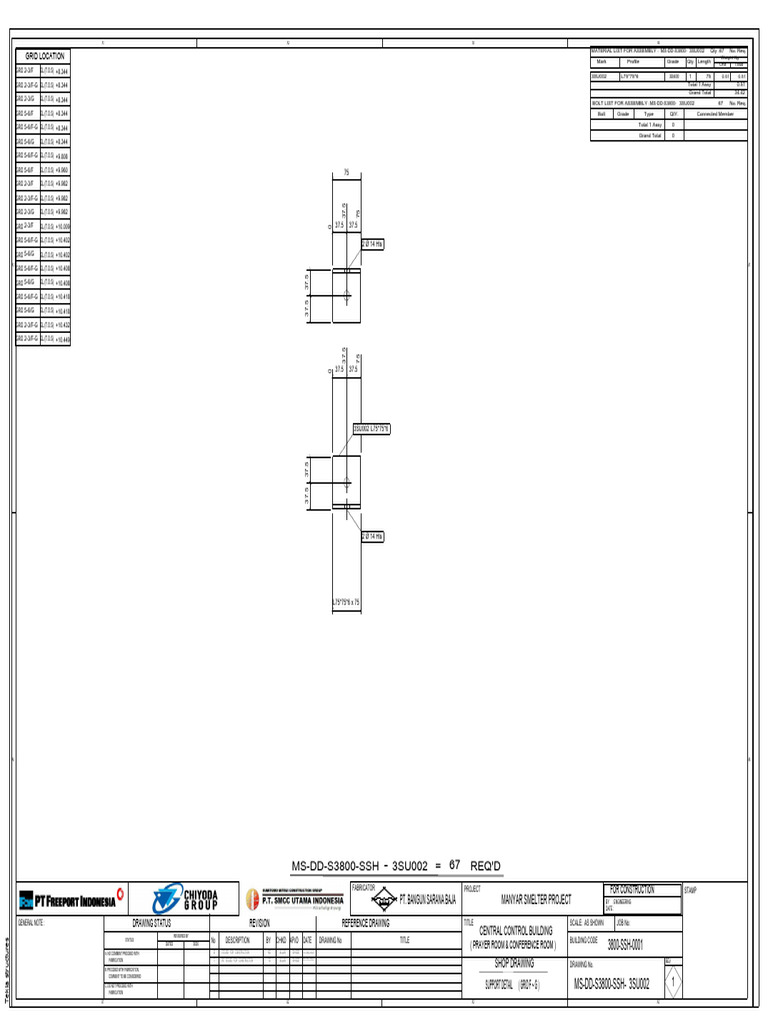 Tekla Structures Shop Drawing Details | PDF