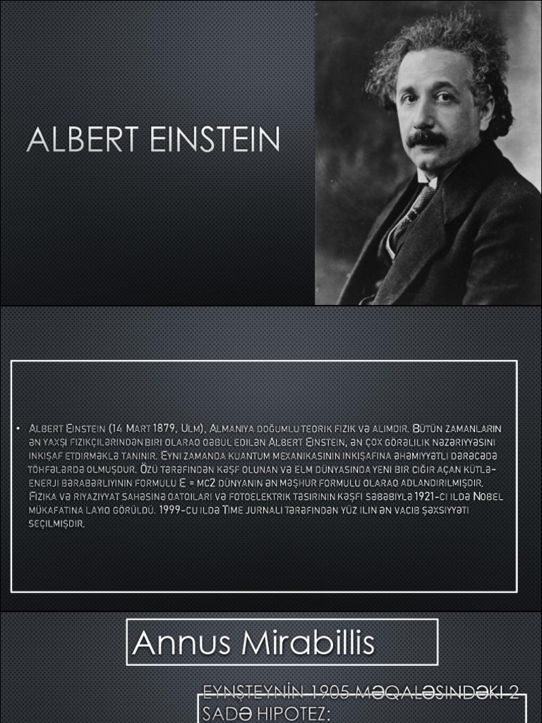 Albert Einstein | PDF