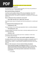 Material vs Non-Material Living Standards | PDF | Inflation | Unemployment