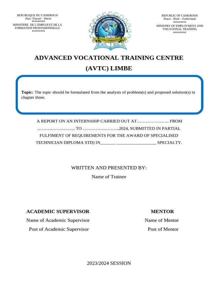 Cover Page With Out Company Logo | PDF